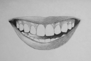 How to Draw Teeth and Lips - 7 Easy Steps | RapidFireArt