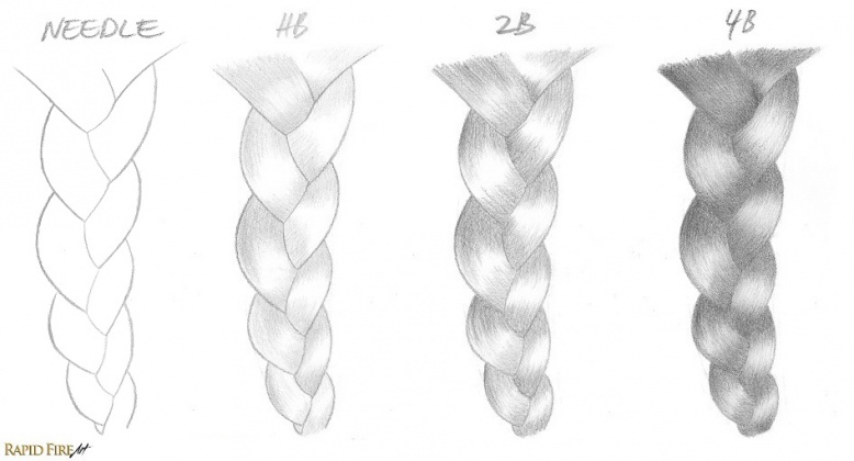 How to draw braids in 10 steps: Plus videos | RapidFireArt