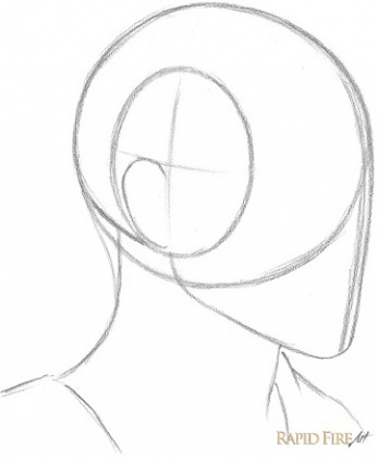 10 steps on how to draw short hair | RapidFireArt