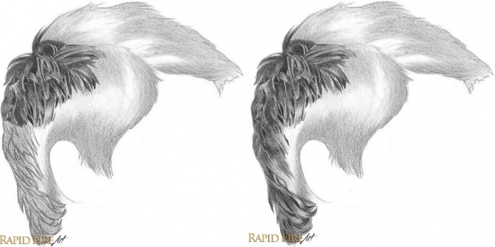 10 steps on how to draw short hair | RapidFireArt