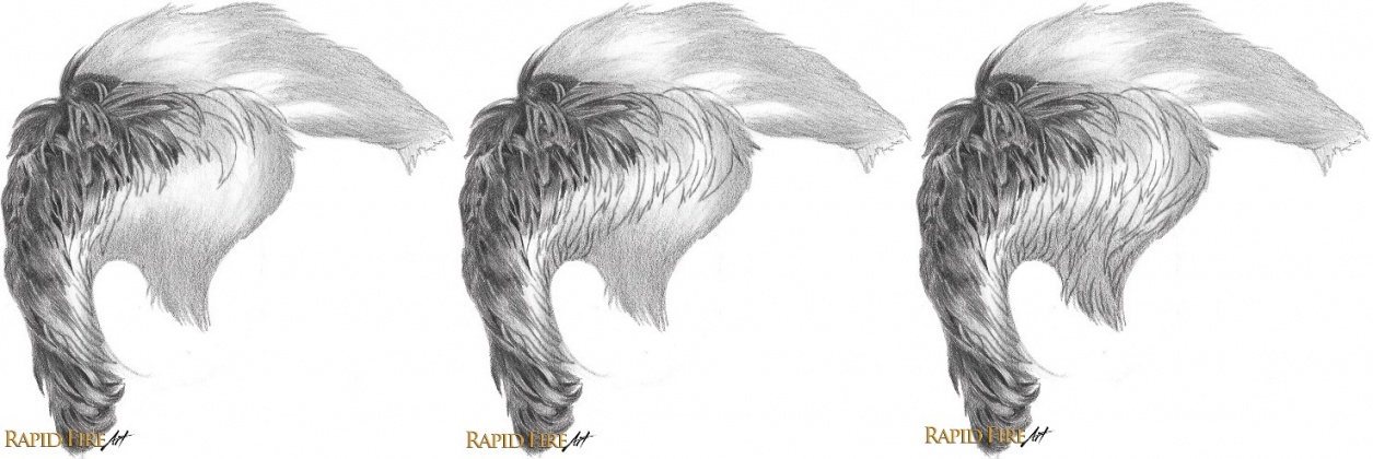 10 steps on how to draw short hair | RapidFireArt