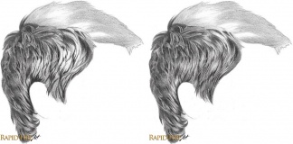 10 steps on how to draw short hair | RapidFireArt