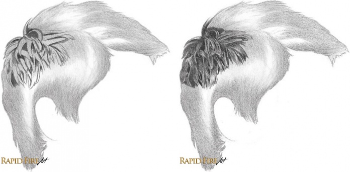 10 steps on how to draw short hair | RapidFireArt