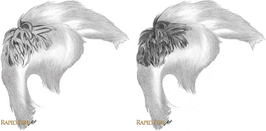 10 steps on how to draw short hair | RapidFireArt