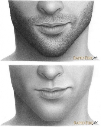 How to draw stubble in 11 steps | RapidFireArt