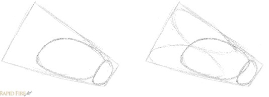 How to break objects down into simple shapes Stage 2 | RapidFireArt