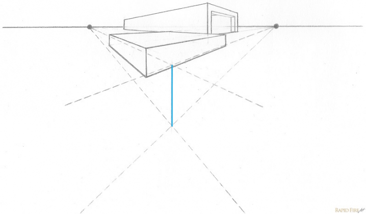 Lesson 6: Introduction to One and Two Point Perspective | RapidFireArt