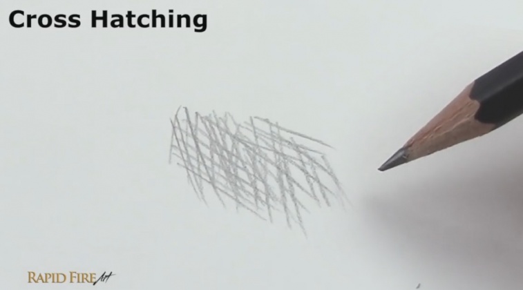 Shading techniques crosshatching | RapidFireArt
