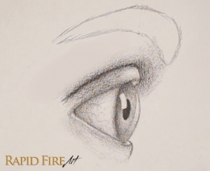 How to Draw a Realistic Eye From the Side _ Eyelashes and Eyebrow RFA ...