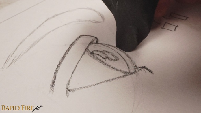 How Draw a Realistic Eye From the Side | RapidFireArt