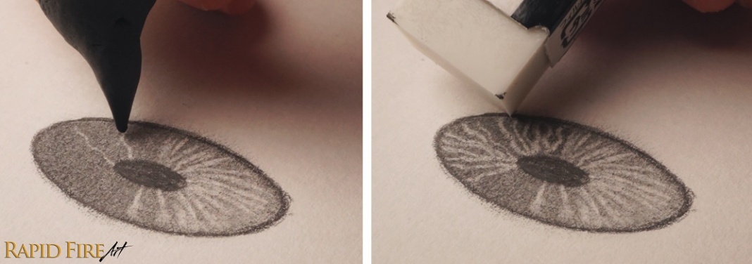 How Draw a Realistic Eye From the Side | RapidFireArt