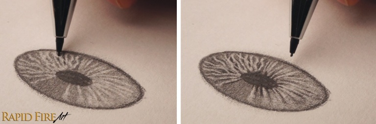 How Draw a Realistic Eye From the Side | RapidFireArt