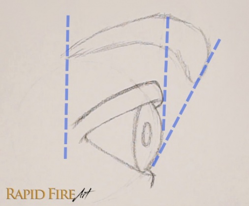 How Draw a Realistic Eye From the Side | RapidFireArt