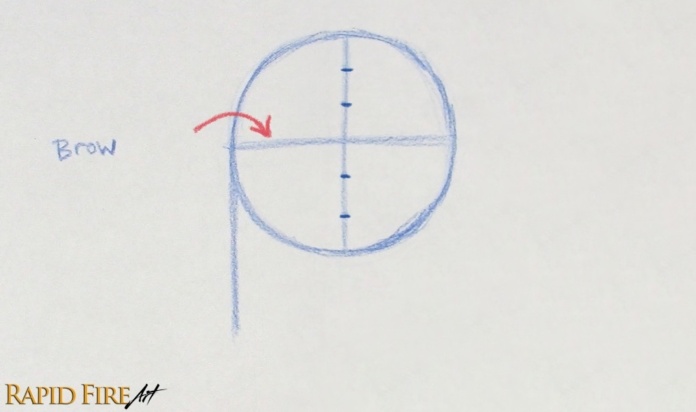 How to Draw a Face from the SIDE (Loomis Method) | RapidFireArt