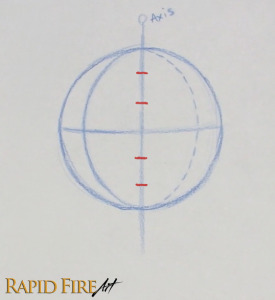 How to Draw a Face from the 3/4 VIEW (Loomis Method) | RapidFireArt