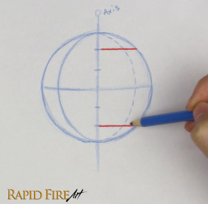 How to Draw a Face from the 3/4 VIEW (Loomis Method) | RapidFireArt