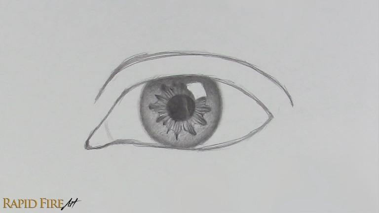 How to Draw a Hyper-Realistic Eye | RapidFireArt