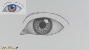 How to Draw a Hyper-Realistic Eye | RapidFireArt