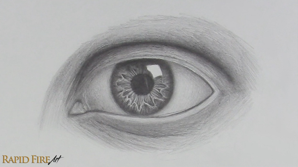 How to Draw a Hyper-Realistic Eye | RapidFireArt