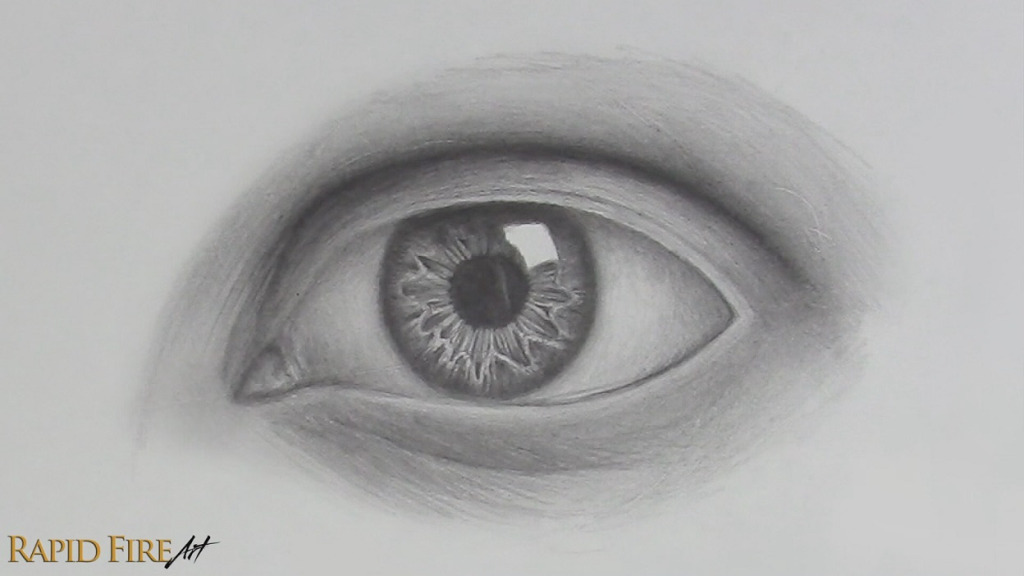 How to Draw a Hyper-Realistic Eye | RapidFireArt