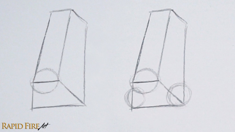 How to Draw and Shade a Nose from the 3/4 view | RapidFireArt