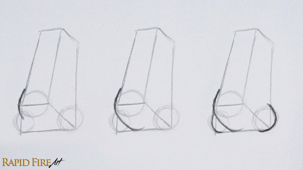 How to Draw and Shade a Nose from the 3/4 view | RapidFireArt