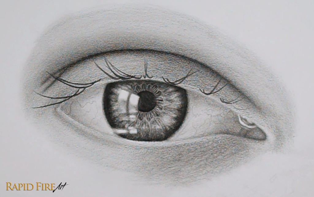 How to Draw a Teary Eye in 12 Steps | RapidFireArt