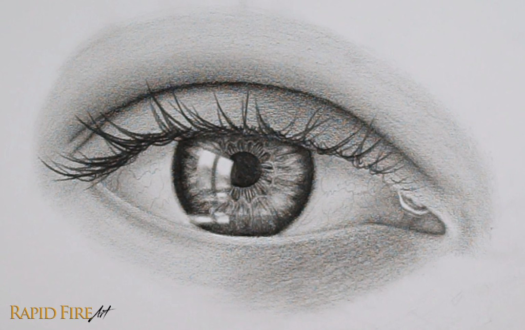 How to Draw a Teary Eye in 12 Steps | RapidFireArt
