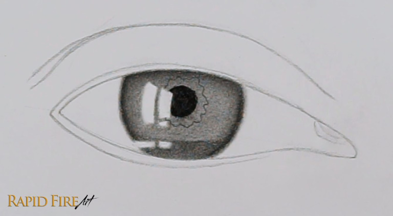 How to Draw a Teary Eye in 12 Steps | RapidFireArt