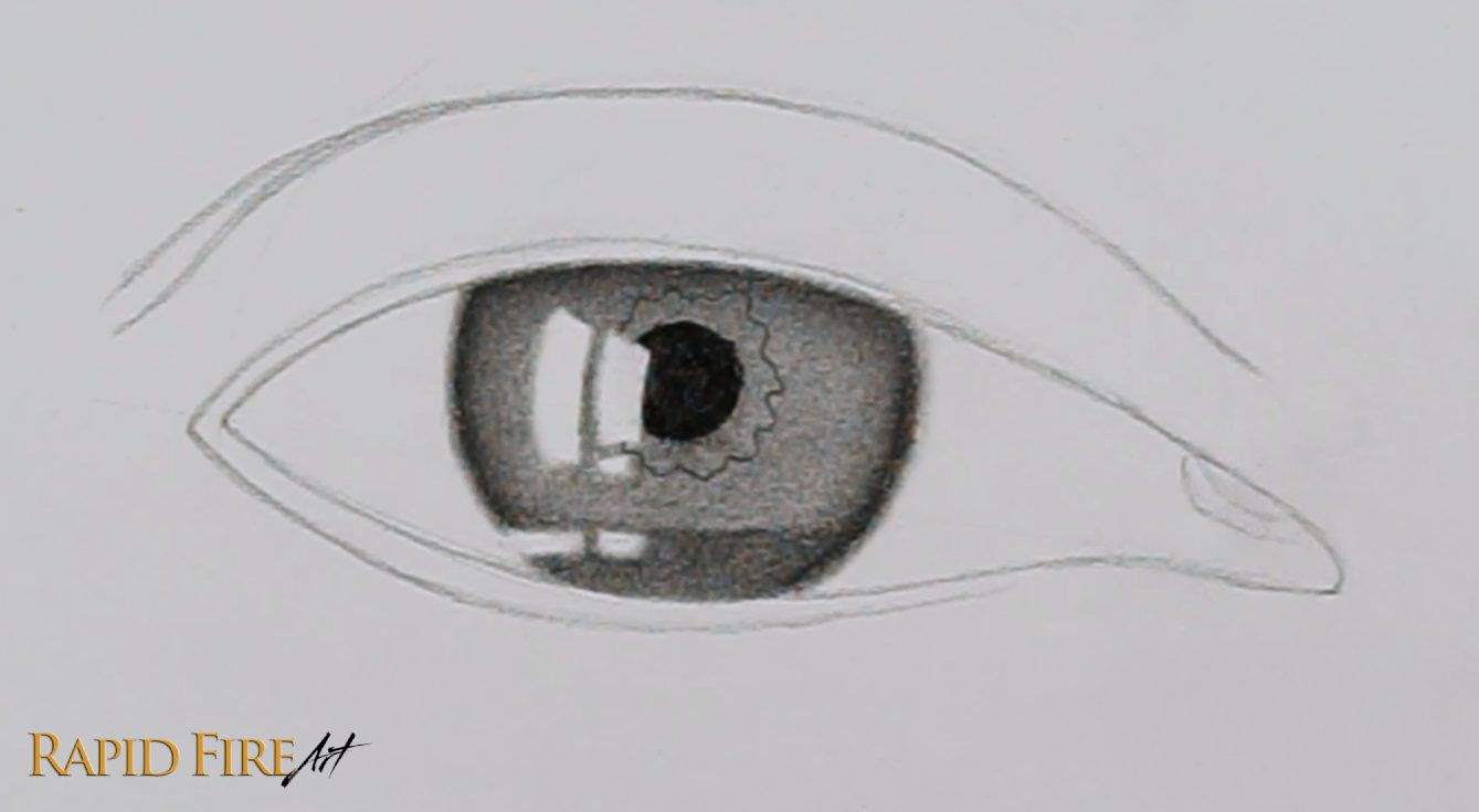 How to Draw a Teary Eye in 12 Steps | RapidFireArt