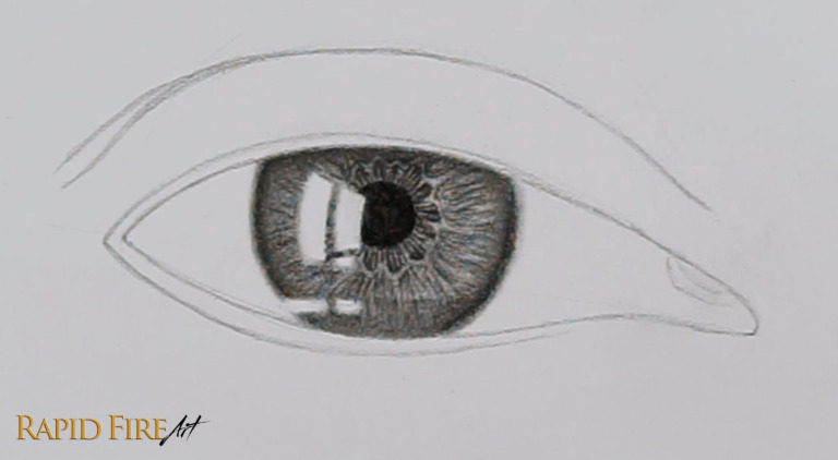 How to Draw a Teary Eye in 12 Steps | RapidFireArt