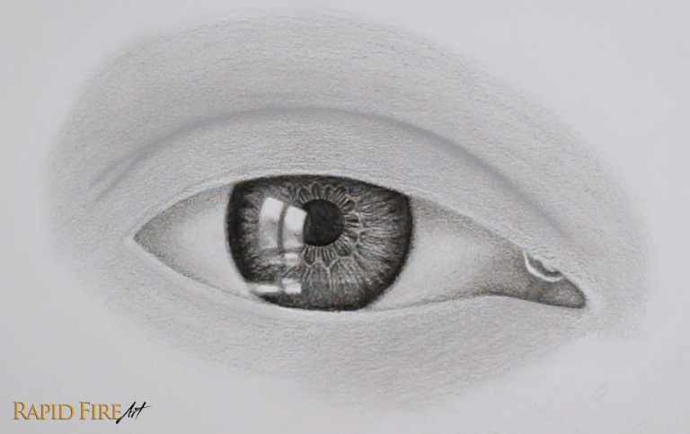 How to Draw a Teary Eye in 12 Steps | RapidFireArt