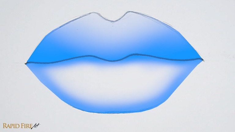 How to Draw Lips – 8 Steps | HB Pencil | RapidFireArt